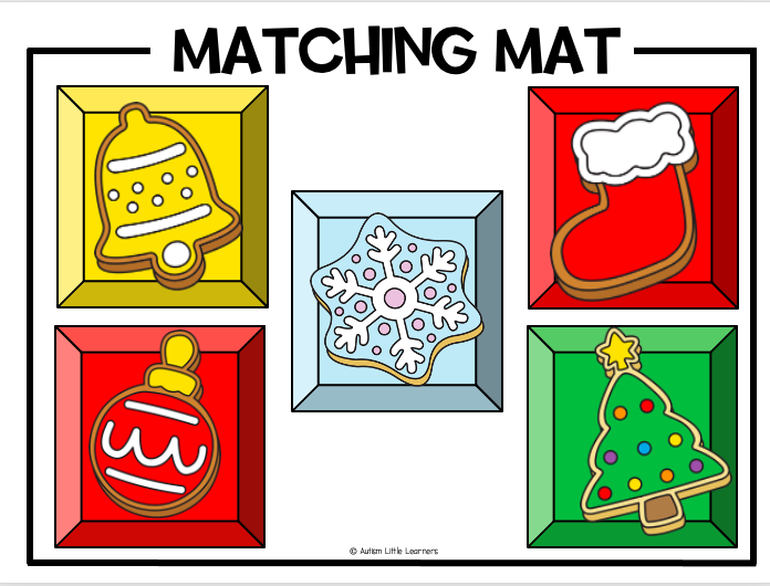 Christmas Matching Mats for Preschoolers: A Fun Way to Build Early ...